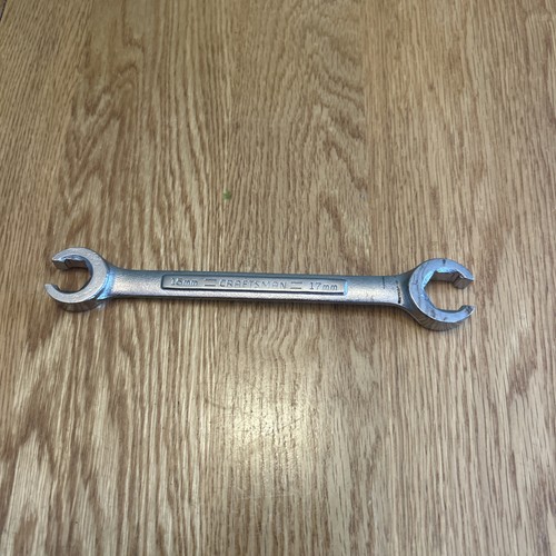 Craftsman Tools (15mm x 17mm) Flare Nut Line Wrench , # 44178 Made In ...