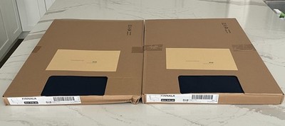 Set of 2 Brand New IKEA FINNALA Seat Section Cover Orrsta Black-Blue ...