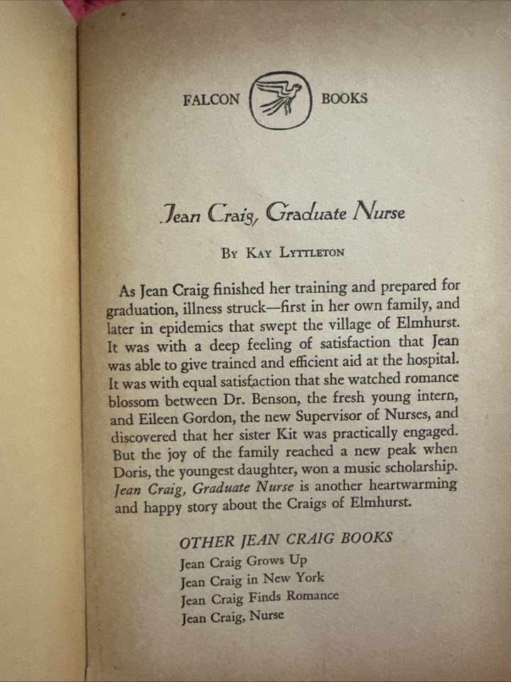 1950 Jean Craig Graduate Nurse By Kay Littleton | eBay