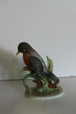 Lefton Red Robin - Hand Painted Porcelain - KW464 | eBay