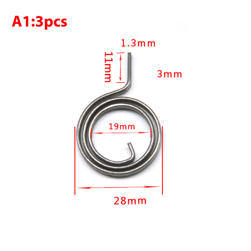 3Pcs 26mm 27mm 28mm Flat Wire Door Lock Handle Spring Coil Tools For ...