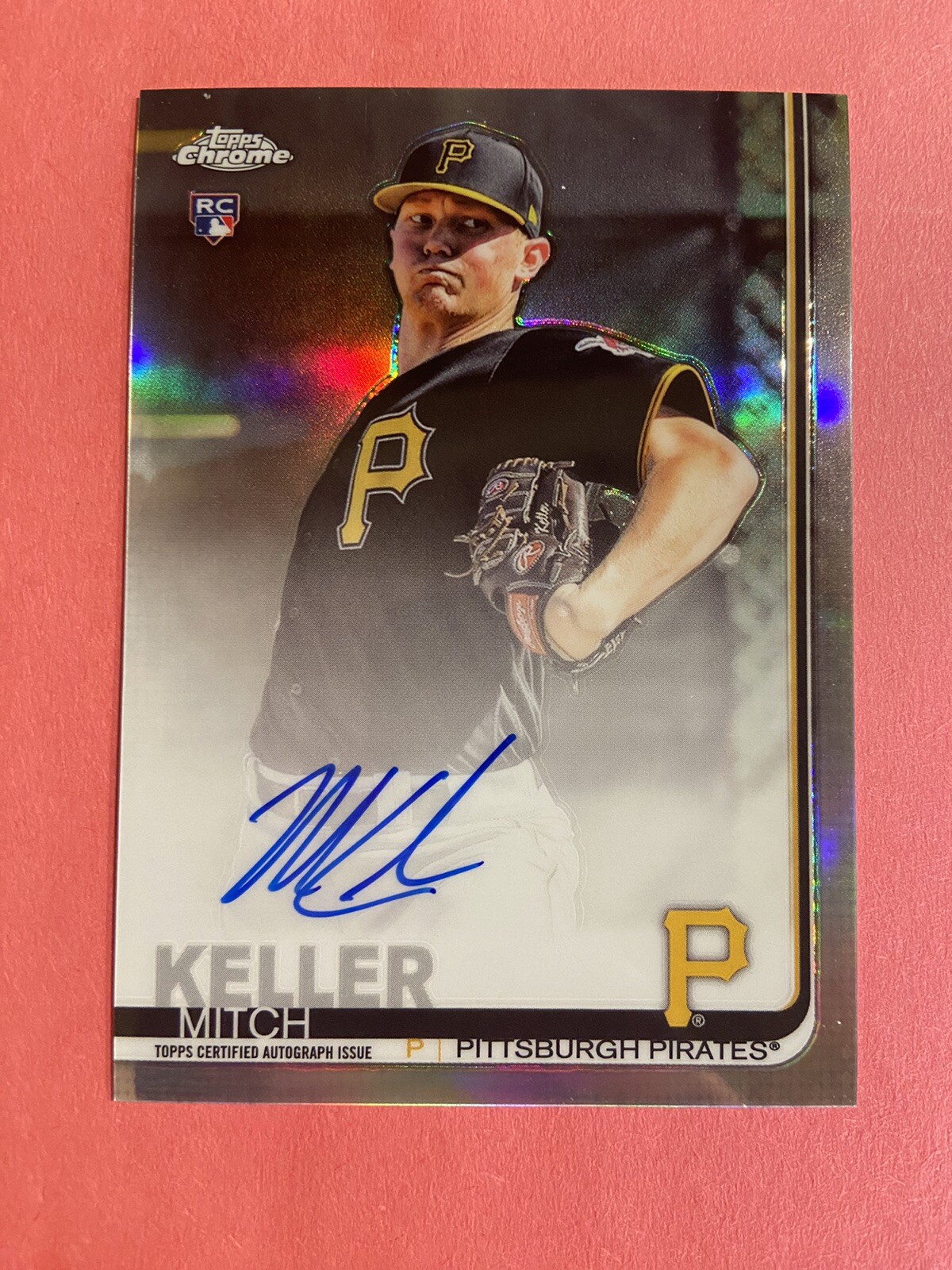 Mitch Keller 2019 Topps Chrome Refractor Rookie RC Auto Autograph /499 ...