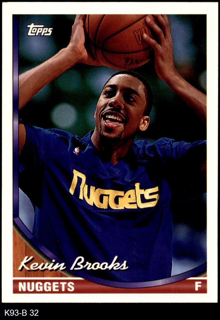 1993 Topps #32 Kevin Brooks Nuggets Louisiana at Lafayette 8 - NM/MT | eBay