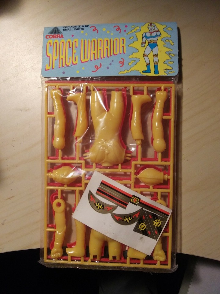 Vintage Space Warrior Ultraman Cobra Model Kit Hong Kong 1970s Unused 2 ...