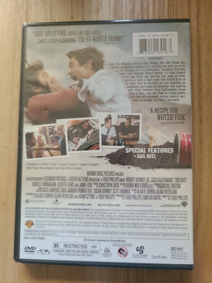 DVD Due Date 2011 883929405084 | eBay