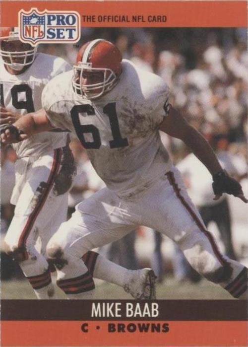 1990 Pro Set - Mike Baab #469 for sale online | eBay