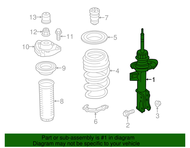 Genuine Mercedes-Benz Strut 1173231600 OEM for sale online | eBay
