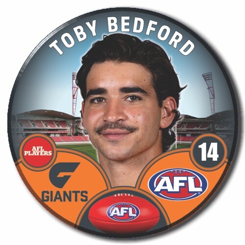 2023 AFL GWS Giants Football Club - BEDFORD, Toby | eBay Australia