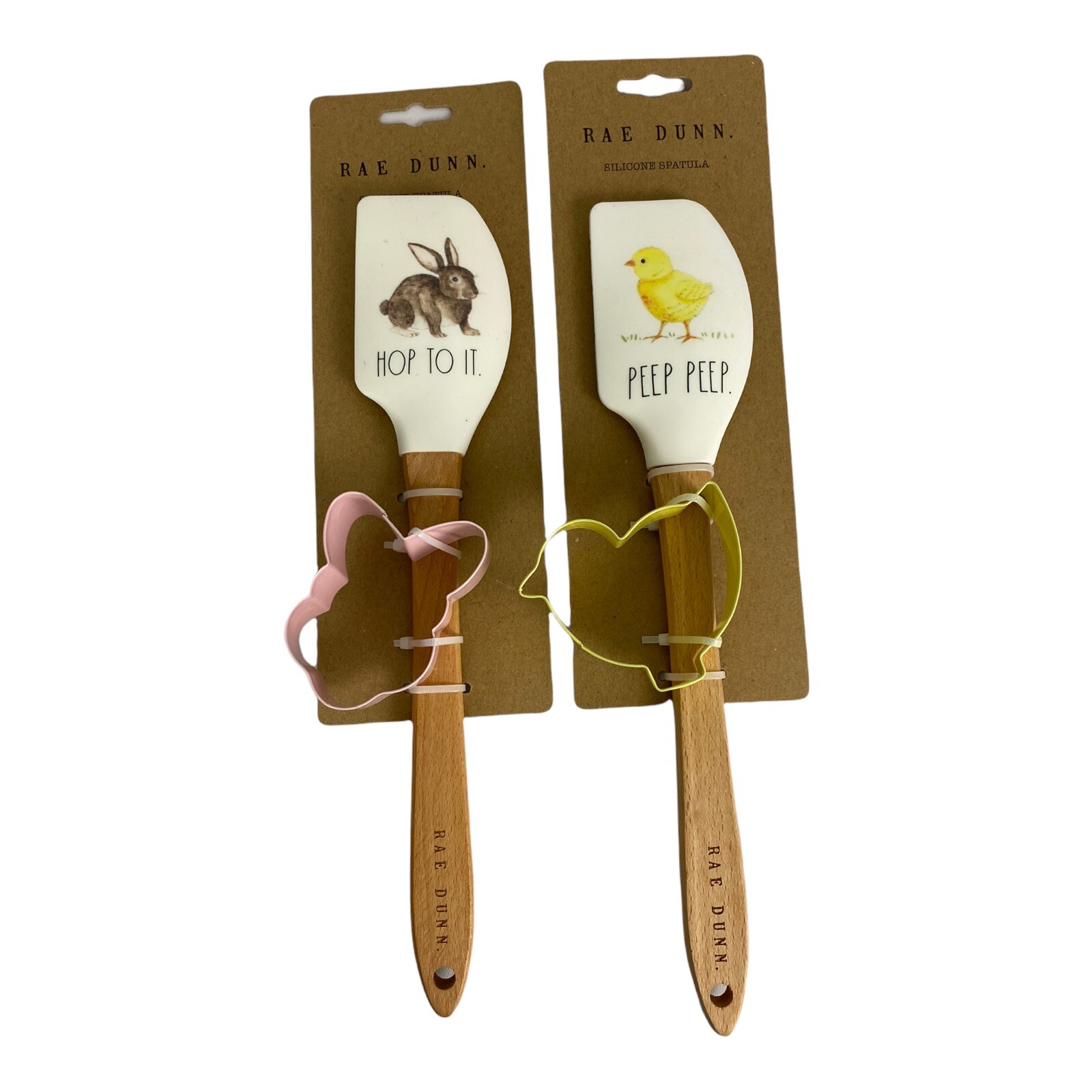 Rae Dunn PEEP PEEP Hunny Bunny Set of 4 Easter Spatulas & Cookie ...