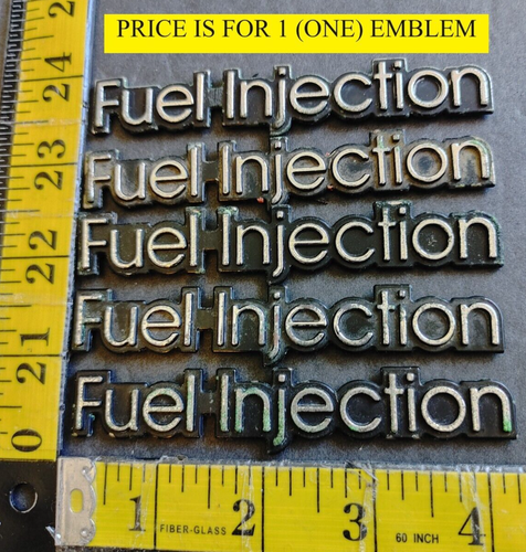 (1) MID '80S BUICK OLDSMOBILE PONTIAC FUEL INJECTION EMBLEM 25516781 ...