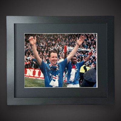 Framed Mark Walters & Trevor Steven Dual Signed Rangers Photo £44.99 ...