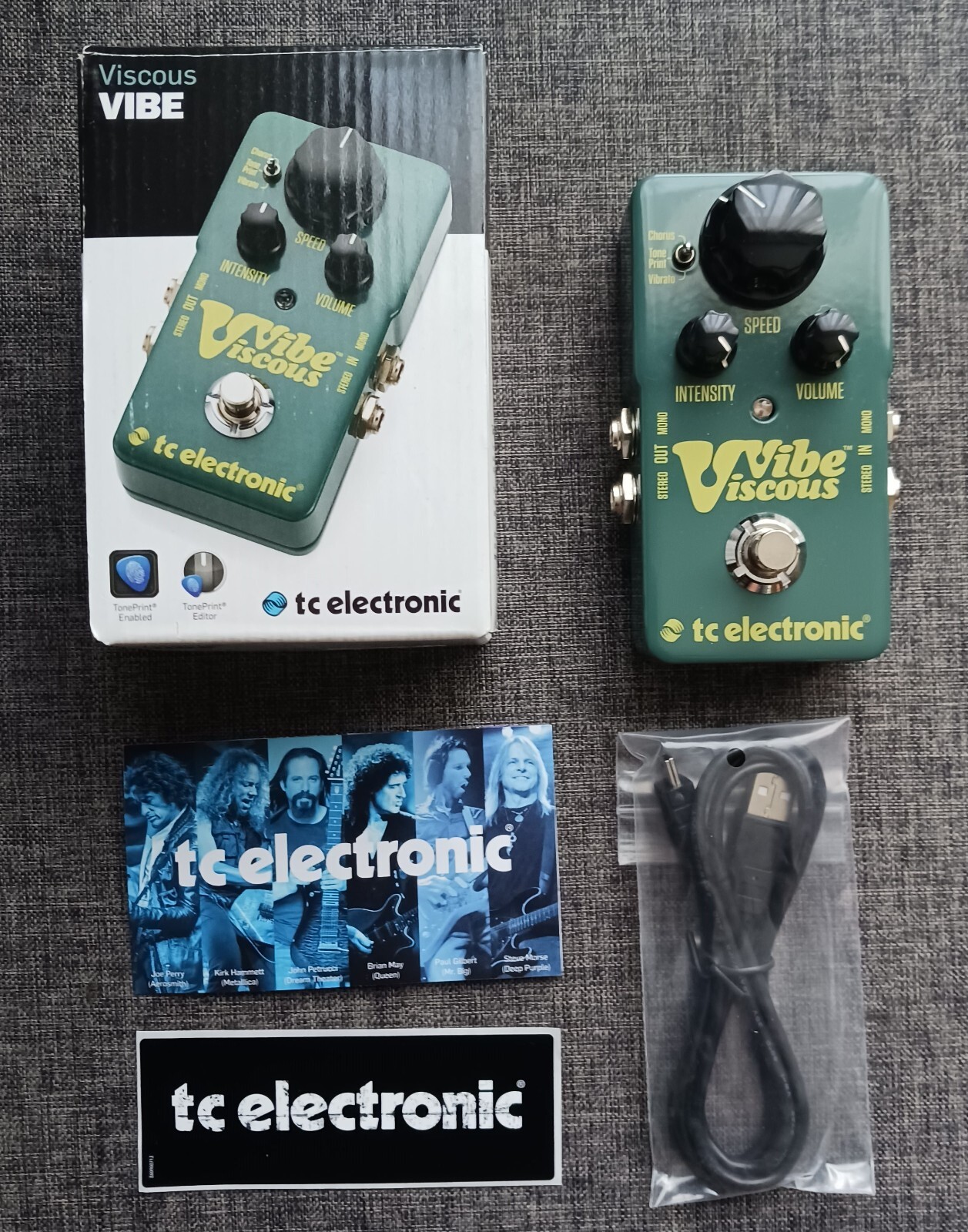 TC Electronic Viscous Vibe Uni-Vibe Electric Guitar Effects Pedal~EXCELLENT Cond | eBay
