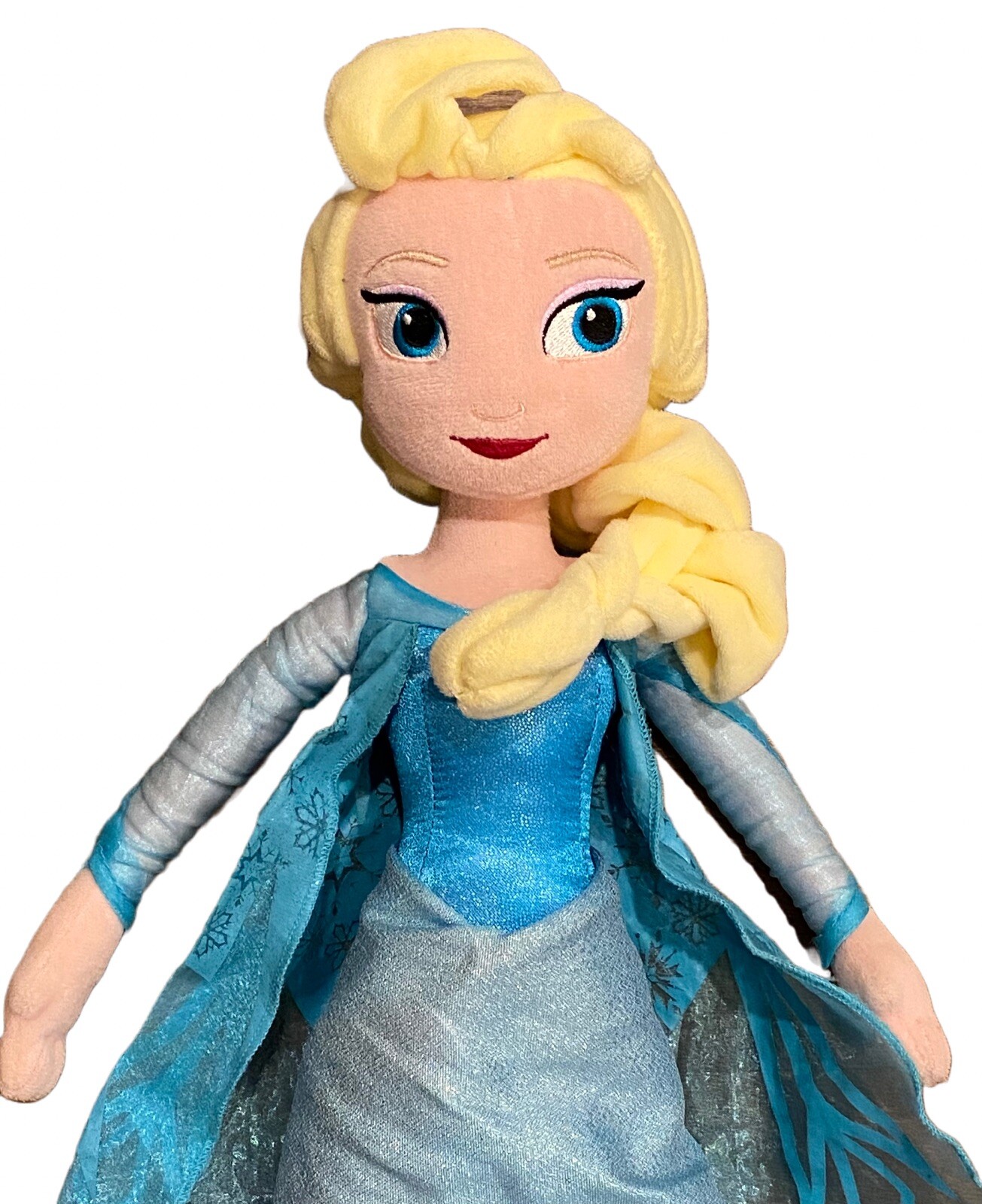 Disney Store Frozen Snow Queen Elsa Soft Plush Doll Stuffed Toy 20” | eBay