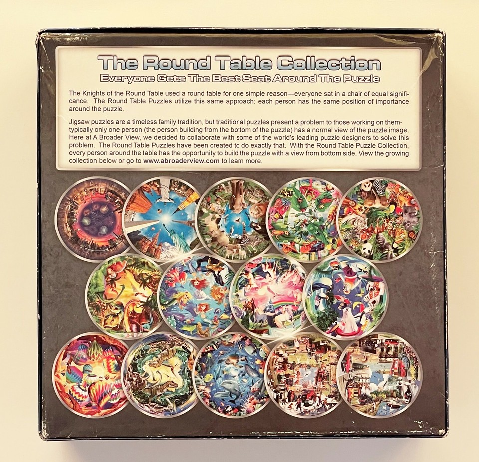 Round Table ANIMAL ARENA 500 Piece ROUND PUZZLE - 19" COMPLETE - EUC | eBay