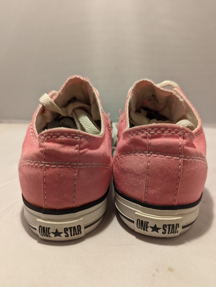 Converse One Star Pink Low Top Canvas Sneakers Shoes Pink Youth Size 2. ...