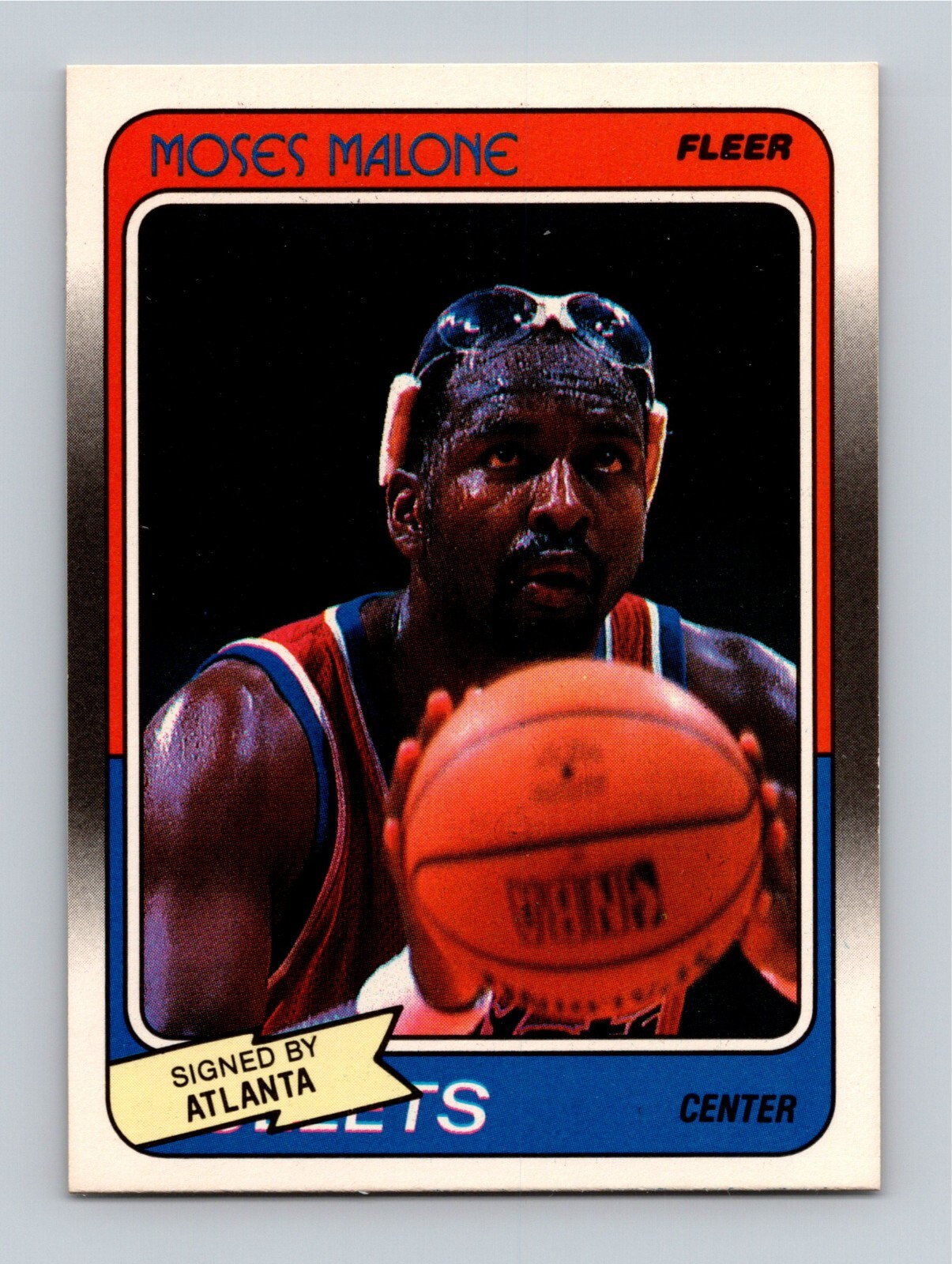 Moses Malone 1988 Fleer #118 Bullets HOF MINT | eBay