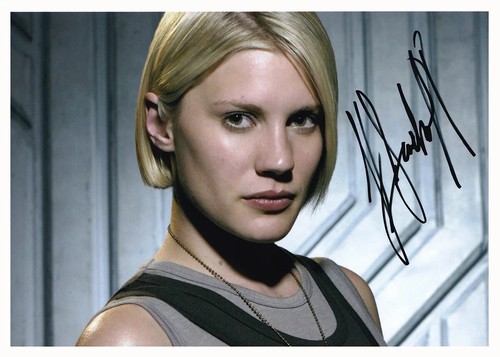 Katee Sackhoff Signed Autograph Battlestar Galactica Starbuck 5x7 Card ...