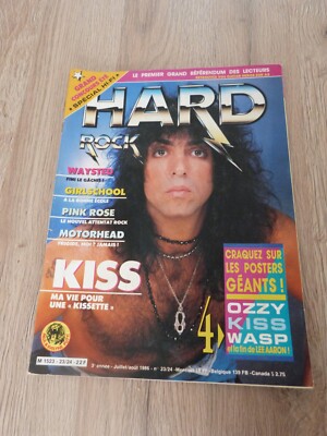 Hard Rock Magazine n° 23/24 de 1986 Kiss | eBay