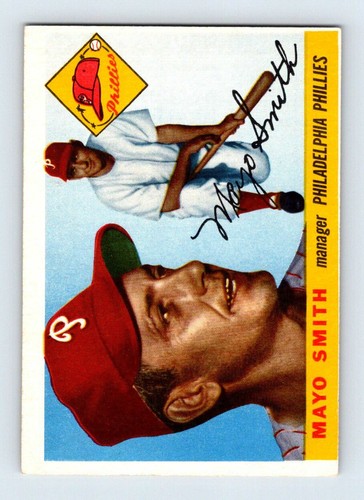 1955 Topps Baseball Set Break # 130 Mayo Smith MG EX-EXMT | eBay