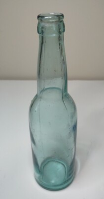 Rare Vintage Blue Glass Beer Bottle Excellent Condition Beautiful | eBay