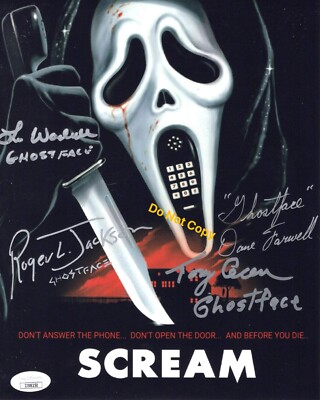 ROGER L JACKSON DANE FARWELL LEE WADDELL TONY CECERE signed 8x10 Photo ...