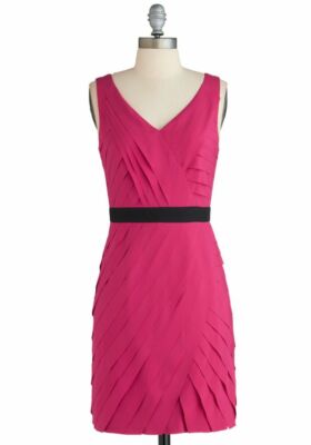 Modcloth minuet Pink party cocktail Dress Small | eBay