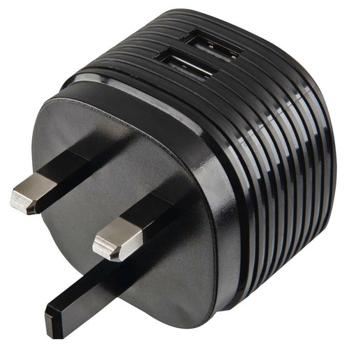 MAINS CHARGER, DUAL USB, HAMA, PLUG TYPE UK, TELECOMMUNICATIONS EQUIPME ...