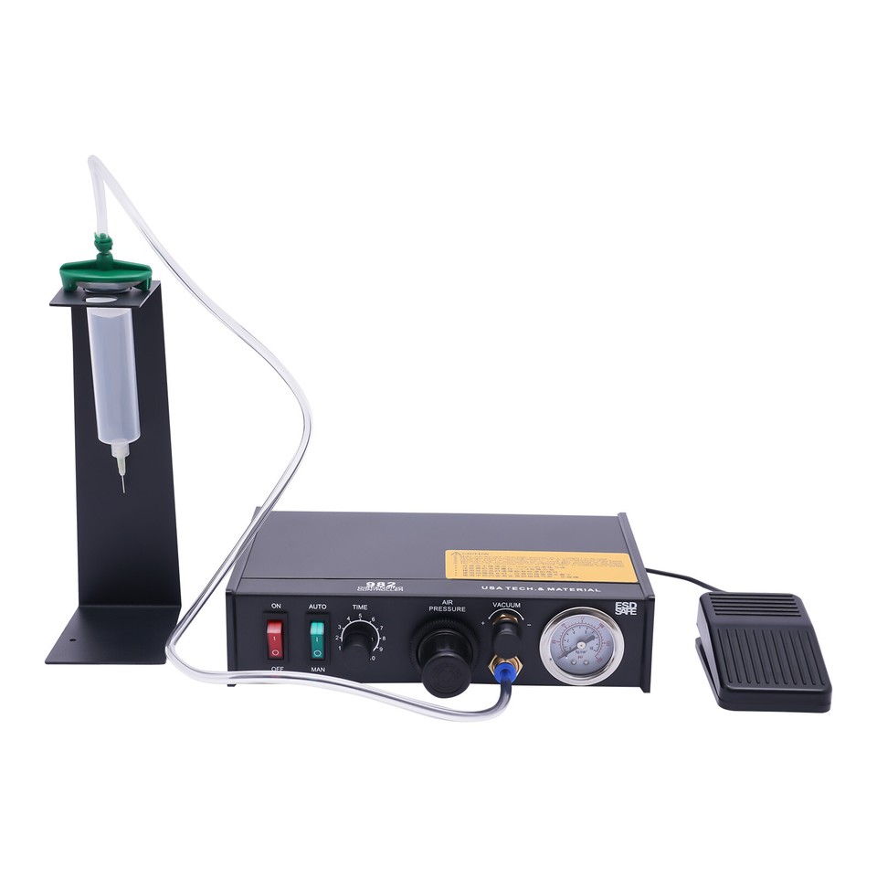 Semi-automatic Epoxy Resin Glue Dispenser Solder Paste Liquid ...