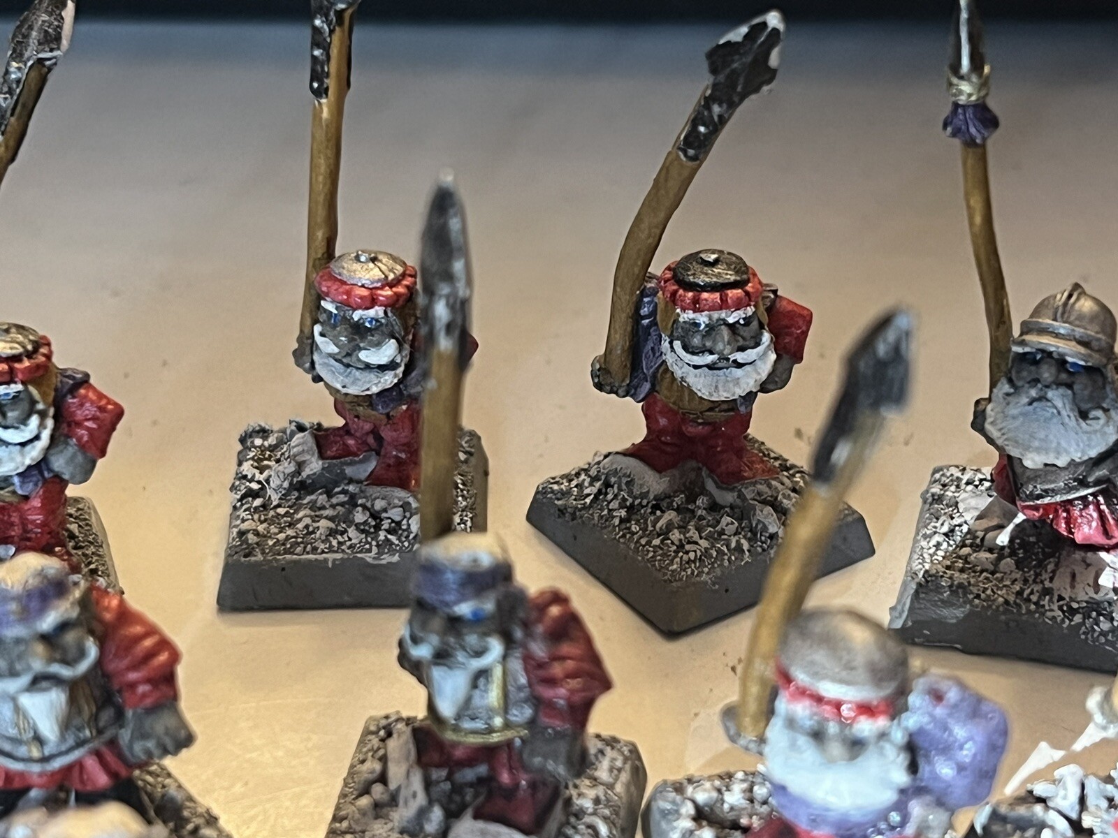 Marauder MB1 Dwarf Regiment X18 Oldhammer 80's Metal Warhammer Old World Painted | eBay