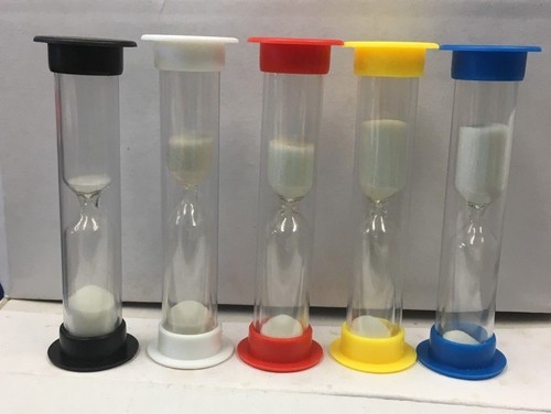 NEW 5 Sand Timer Set Board Game RPG BGM Hourglass 30 60 90 120 180 seconds 1 2 3 | eBay