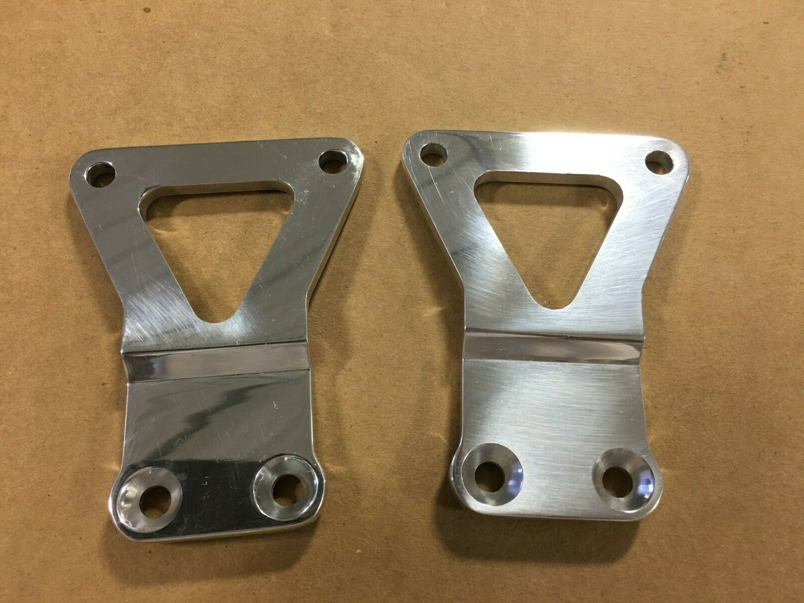 Big Dog Motorcycles Inverted forks polished front fender bracket set ...