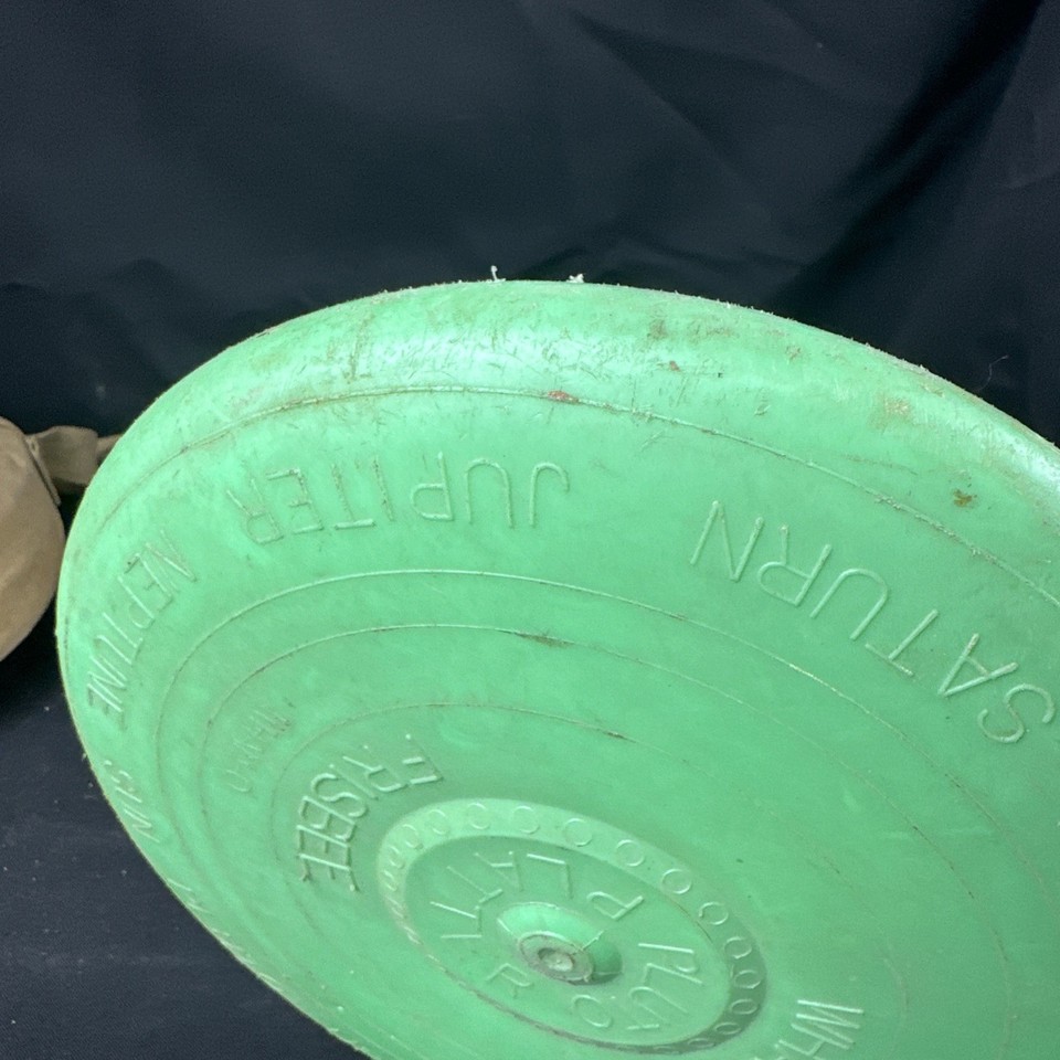 1950's Wham-O Pluto Platter Frisbee Used Galaxy Green | eBay
