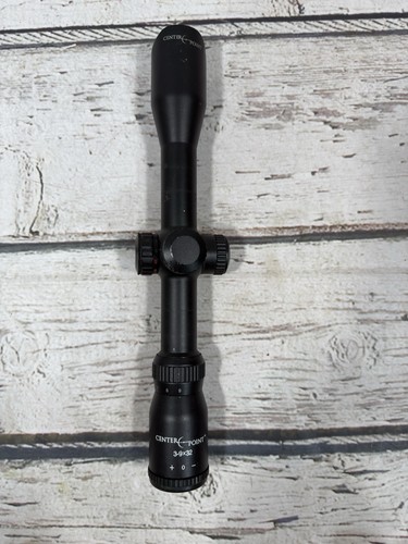 Center Point 3-9x32 Mil Dot Reticle Black Hunting Rifle Scope NO MOUNTS ...