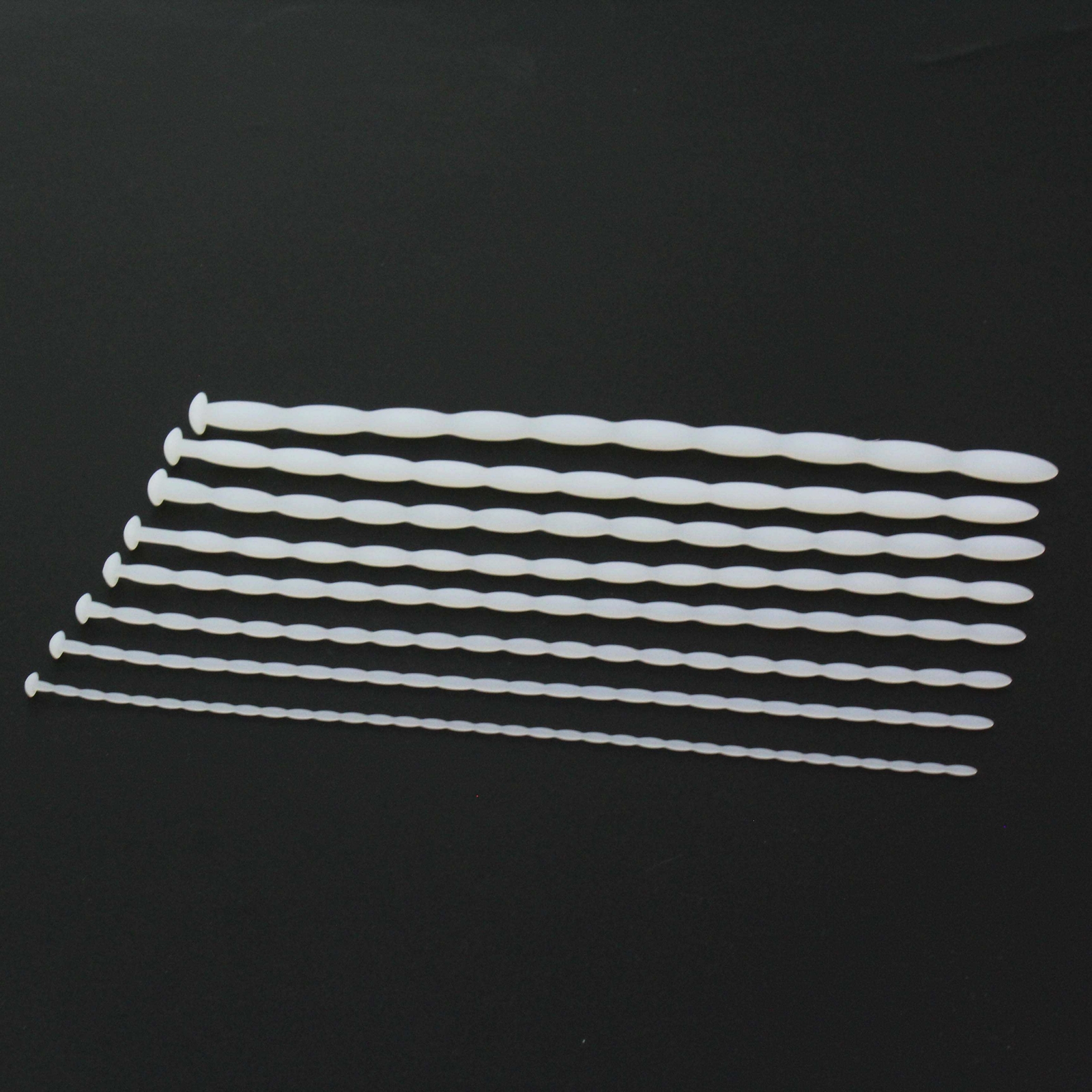 4PCS Silicone Urethral Beads Rod Plug Sounding Stretcher Sounds Dilator ...