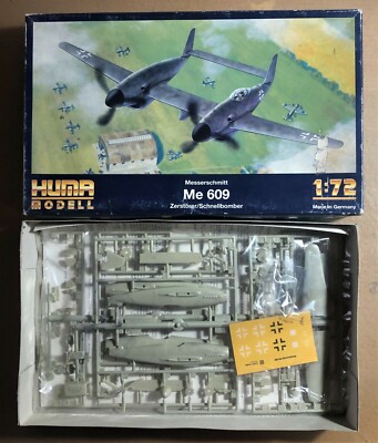 HUMA MODELL 4500 - MESSERSCHMITT Me 609 - 1/72 PLASTIC KIT | eBay UK