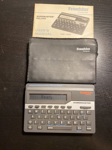 FRANKLIN WORDMASTER WM-1055 Pocket Spell Checker Thesaurus Word Game ...