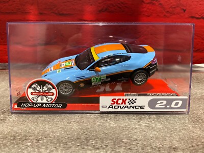 SCX 1/32 Scale ADVANCE 2.0 Aston Martin Vantage GT2 Gulf with lights ...