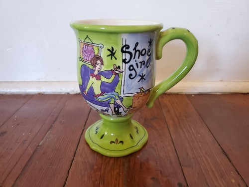 SHOE GIRL CERTIFIED INTERNATIONAL JENNIFER BRINLEY FOOTED MUG | eBay