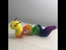 Inch the Inchworm - Yarn Antennae - Beanie Babies - Beaniepedia