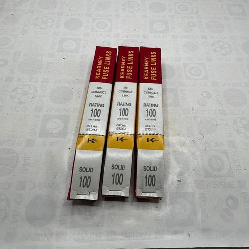 KEARNEY FUSE LINKS 5728-1 100 AMP LOT OF 3 | eBay