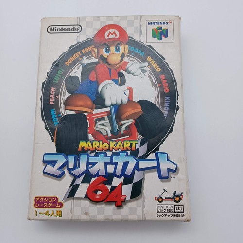 NINTENDO 64 N64 Mario Kart 64 Complete set Japan Import NTSC-J 1996 ...