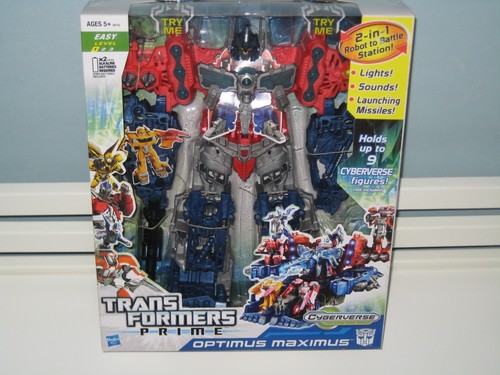 2011 - TRANSFORMERS PRIME OPTIMUS MAXIMUS 2-in-1 CYBERVERSE BATTLE ...