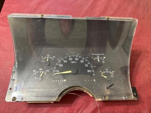 1988 93 1994 Chevrolet GMC CK Silverado Sierra Instrument Gauge Cluster ...