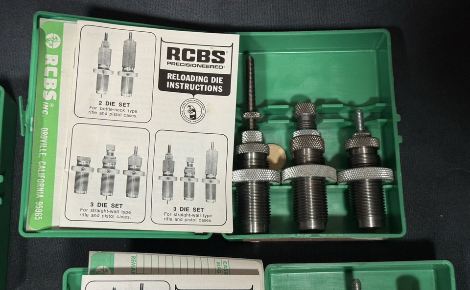 RCBS Texan Reloading Die Lot 38 Special 357 Mag 9mm Luger 270 Win 45 ...