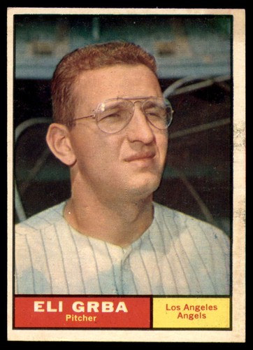 1961 Topps #121 Eli Grba NM Near Mint Angels ID:125669 | eBay