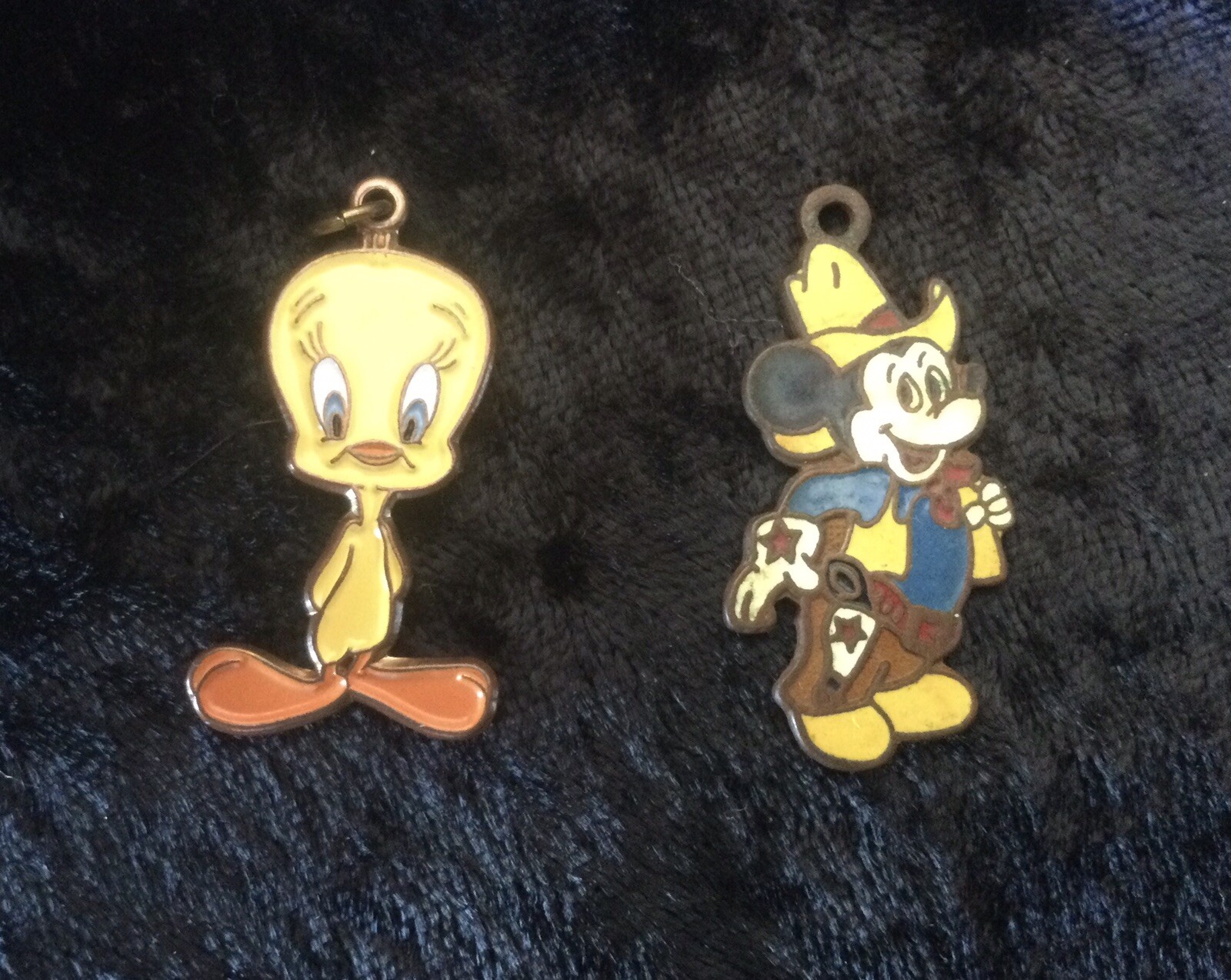 Vintage Walt Disney Cowboy Mickey Mouse And Warner Bros. Tweety Bird ...