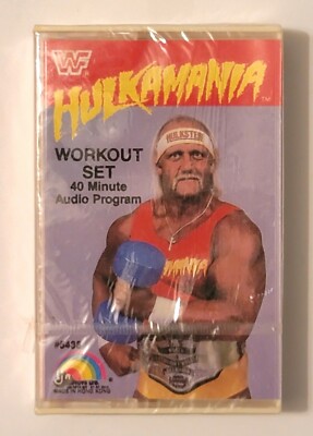 wwf ljn wrestling superstars hulk hogan hulkamania workout audio ...