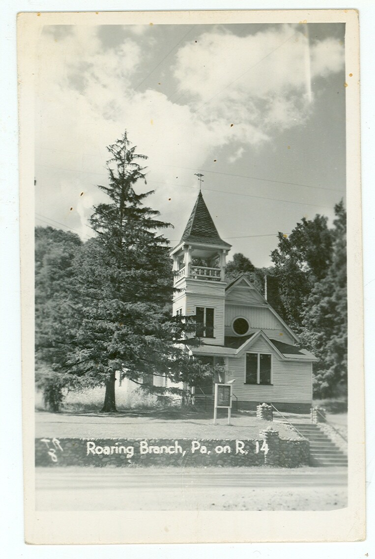 Roaring Branch, Pennsylvania, Tebo's ESSO Service Station (REAL PHOTO ...