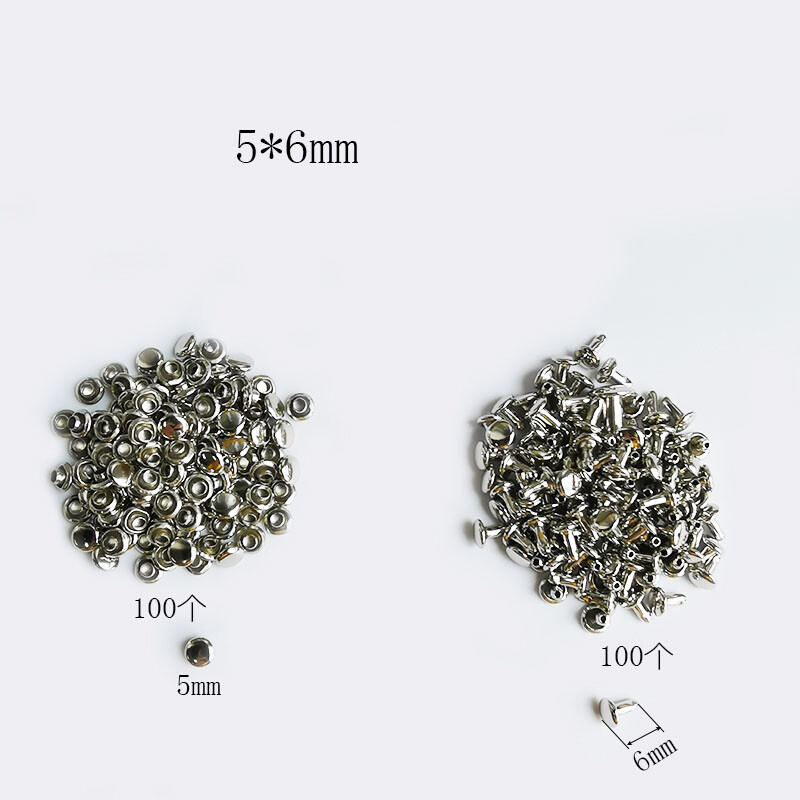 Double Cap Rivets Stud Rapid Rivets Leather Craft Repair 5mm 8mm 9mm ...