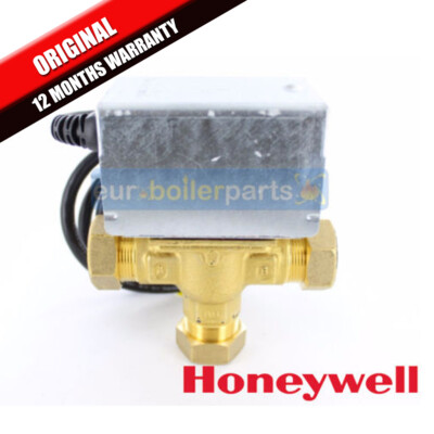 Central Heating 3 port 22mm HONEYWELL Mid-Position Valve V4073A1039 ...
